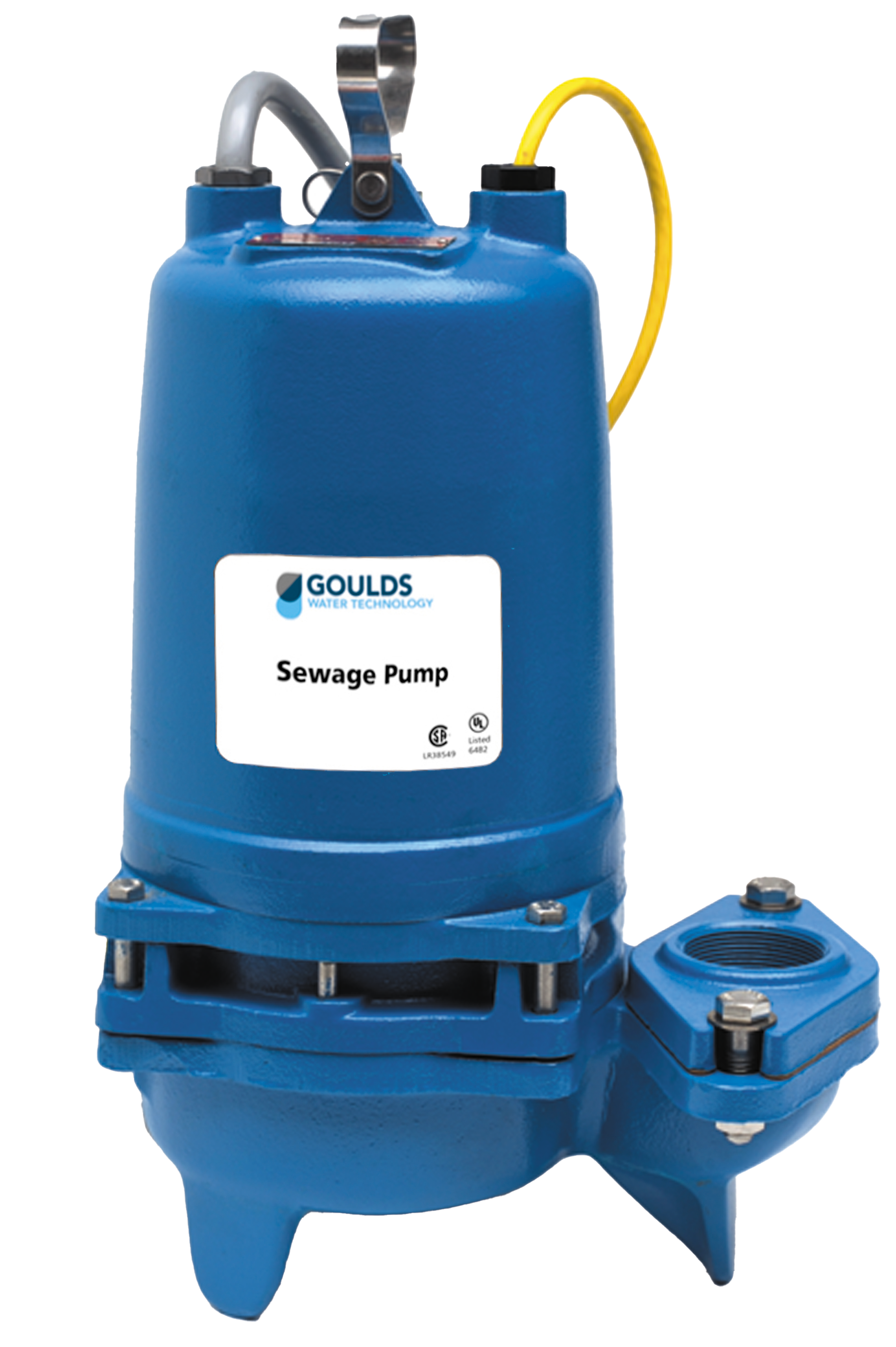 3WD51E3AA Goulds 3WD Series, Sewage Pump, 1 HP, 230 Volts, 3 Phase, 34 ...