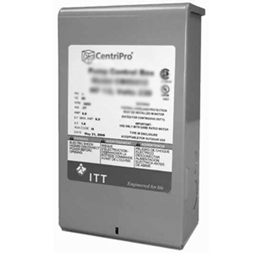 Well Pumps Goulds CB05412 1/2HP Control Box - 230V For 3-Wire ...